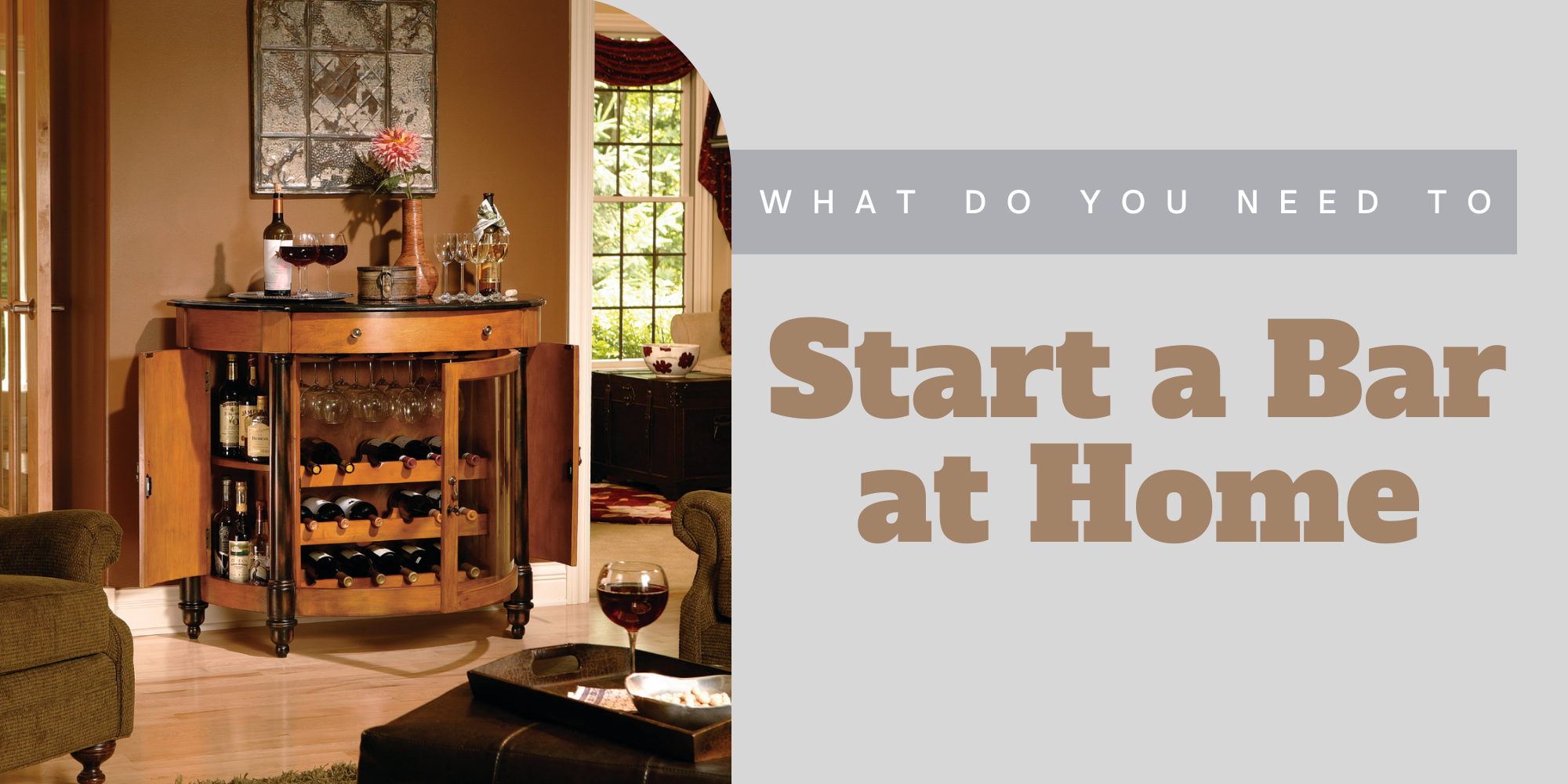What Do You Need to Start a Bar at Home | Home Bars USA