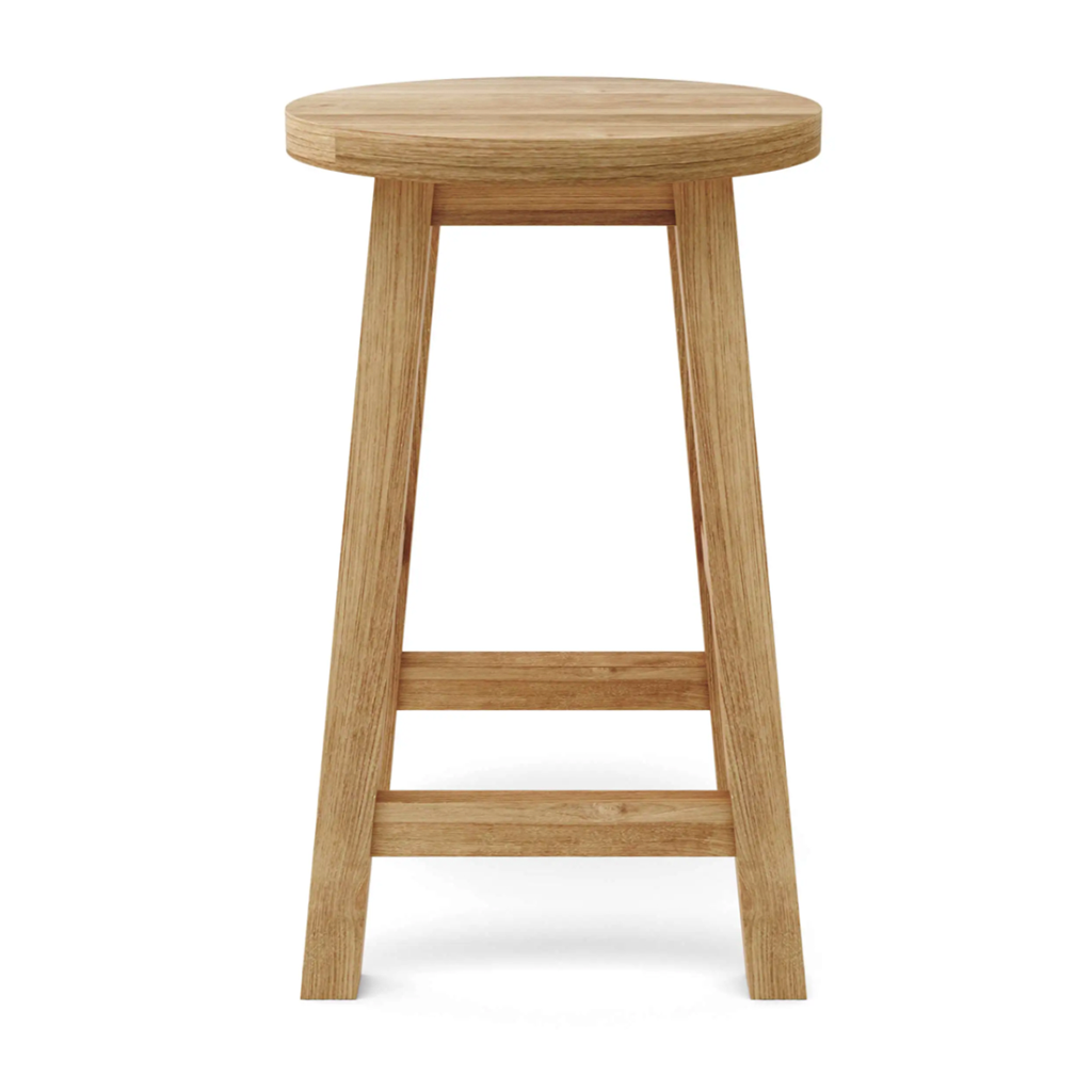 Anderson Teak Alpine Round Counter Outdoor Stool | Home Bars USA