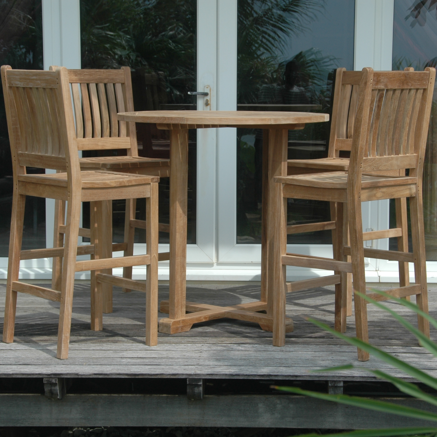 Anderson Teak Safari Outdoor Bar Table | Home Bars USA