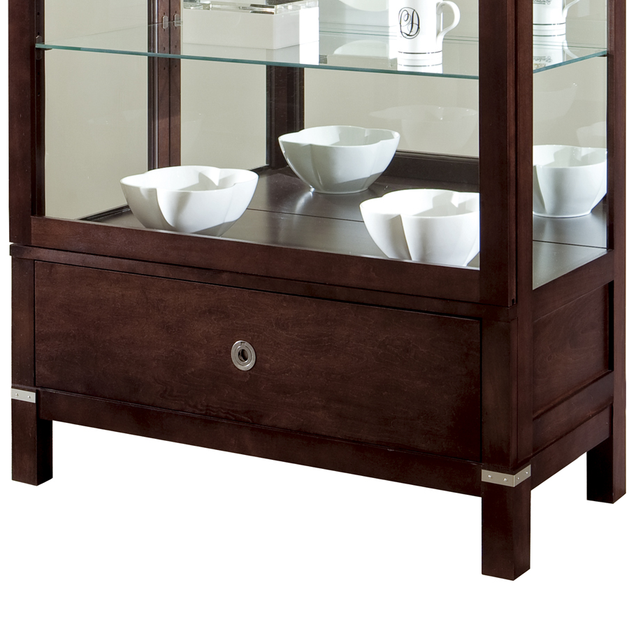 Howard Miller Williamson Curio Cabinet 680515 | Home Bars USA