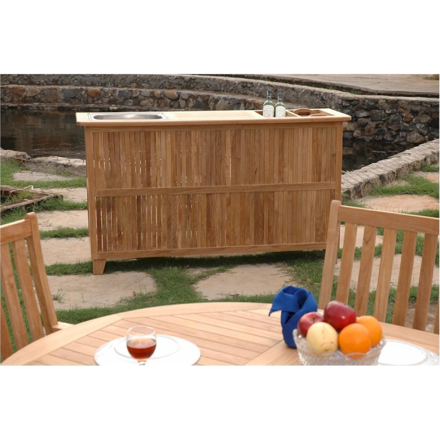 Anderson Teak Safari Outdoor Bar Table | Home Bars USA